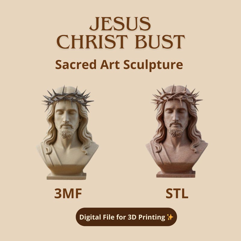 Bust of Christ Statue - Etsy