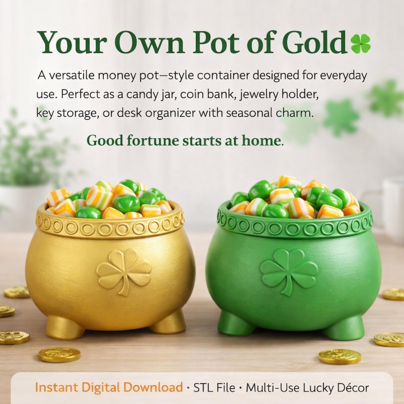 Gold Pot With Coins - Etsy