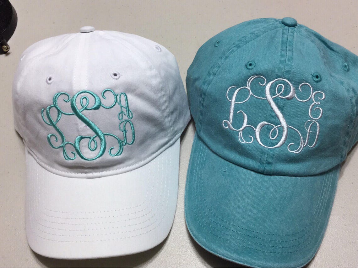 Personalized Hat,monogrammed Cap Hat,summer Hats,monogram Hat ...
