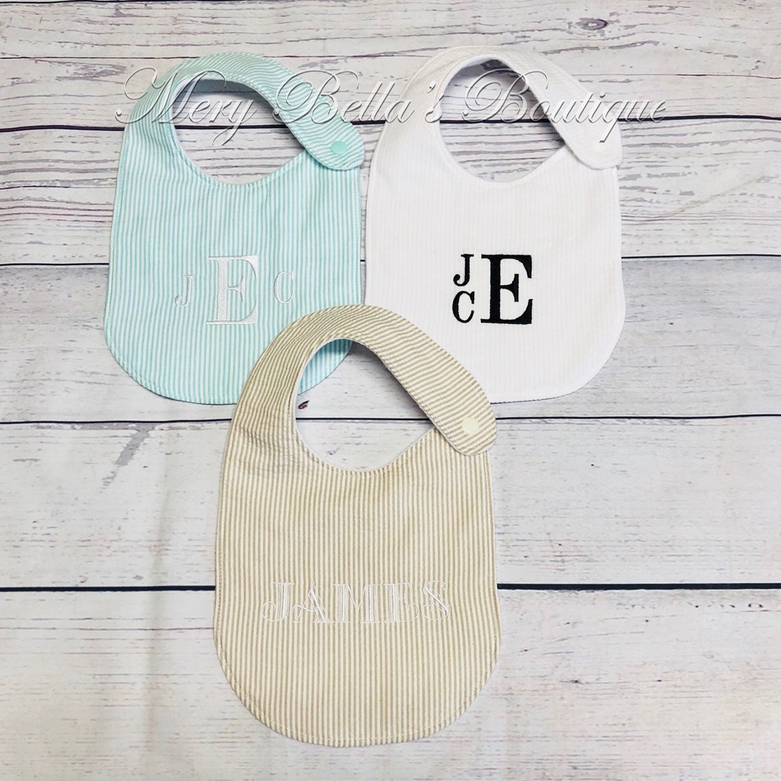 Pick Your Colors and Build Your Set of Personalized Bibs Burp | Etsy
