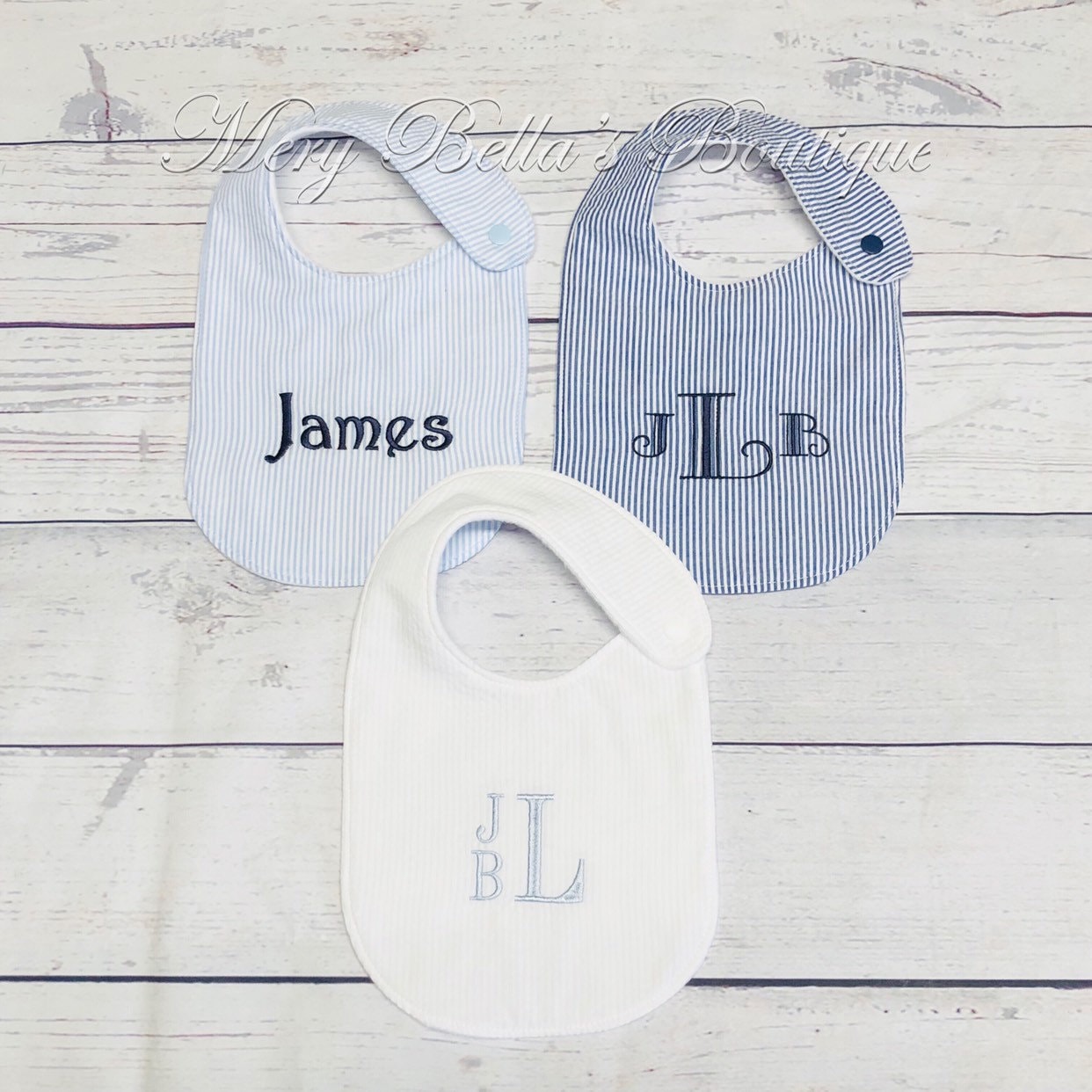 Pick your colors and build your set of personalized bibs burp | Etsy