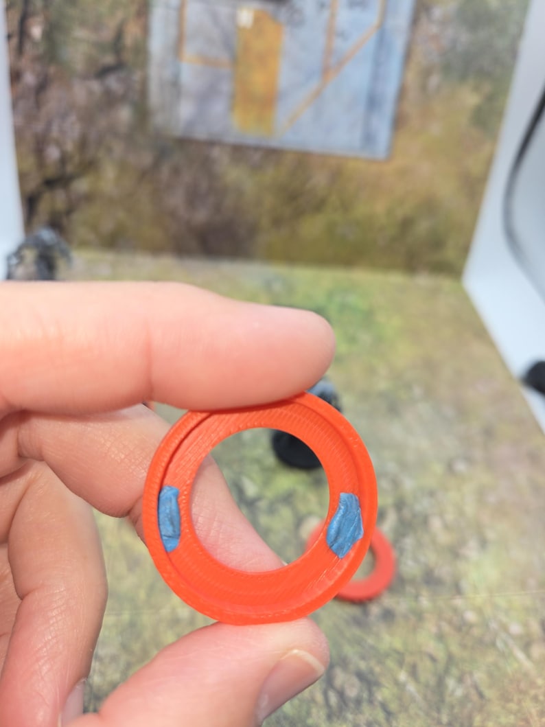 4 Team Base Identifier Marker Color Rings for Halo Flashpoint - Etsy