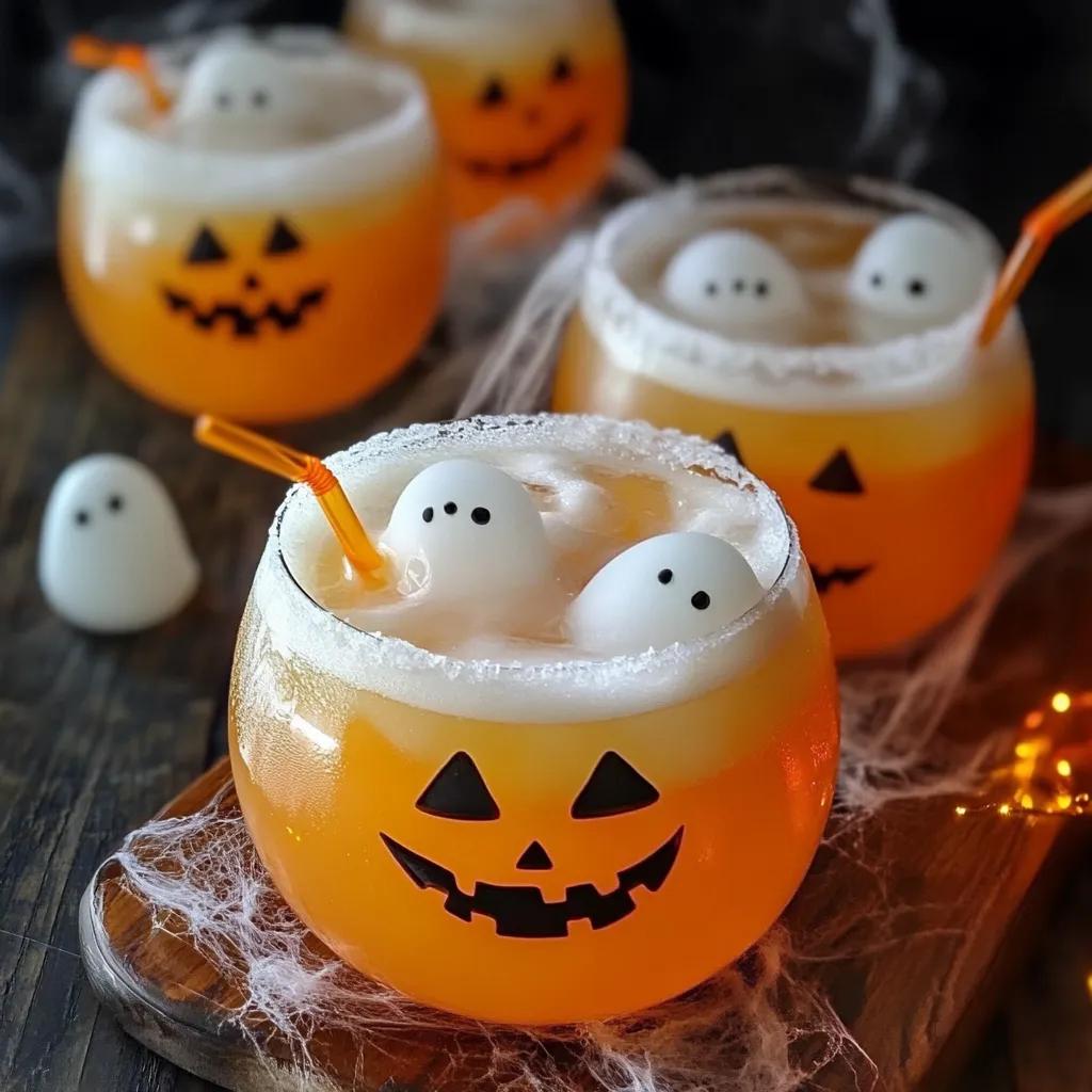 Ghostly Halloween Punch Recipe | Spooky Party Drink | Kid-friendly ...