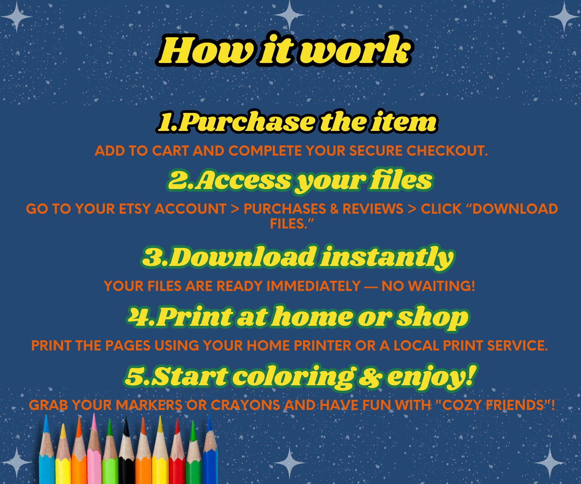 Spooky Cutie Coloring Book – 10 Cute & Creepy Halloween Pages | Cozy ...