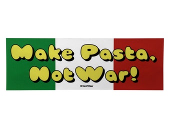Pasta Bumper Sticker - Etsy