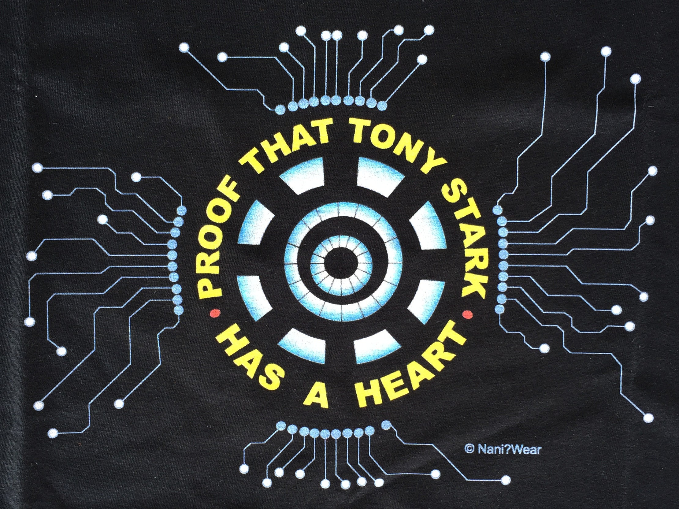 Proof That Tony Stark Has a Heart Endgame Geek T-shirt FREE - Etsy ...