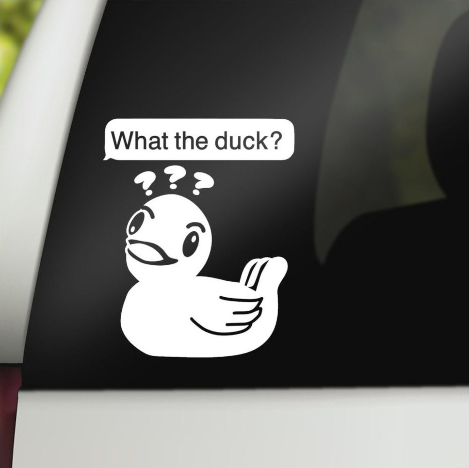 Autocorrect Rubber Ducky Meme Geek Car Decal What the Duck | Etsy