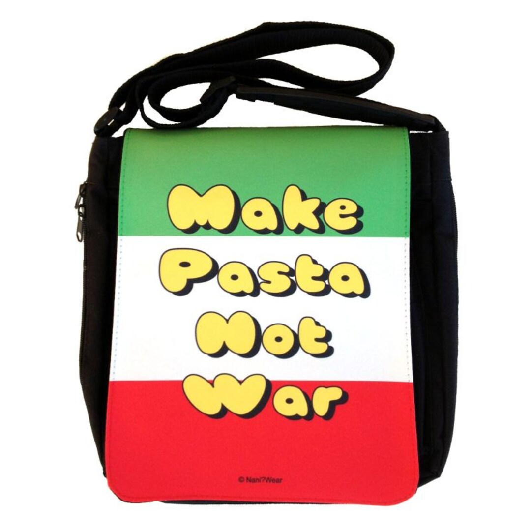 Anime Italy Messenger Bag Medium: Make Pasta Not War FREE SHIPPING - Etsy