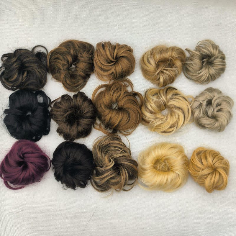 Human Hair Bun - Etsy