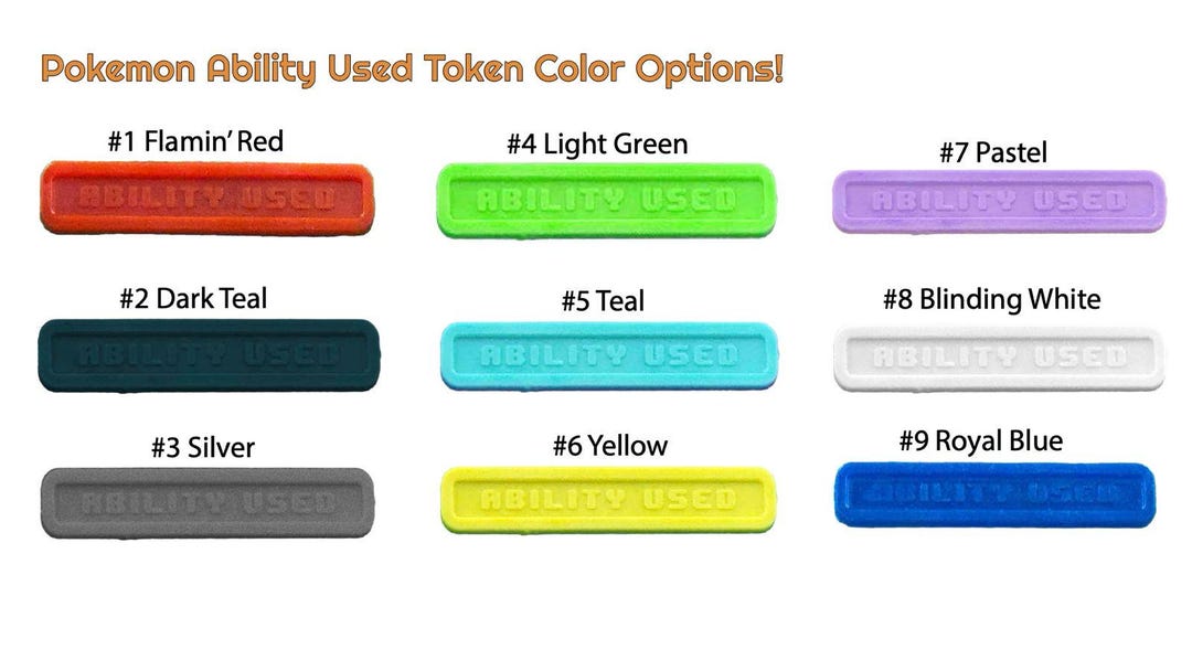 Ability Used Tokens – Pokemon TCG - Multipacks - Etsy