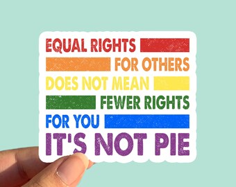 Equal Rights Sticker - Etsy