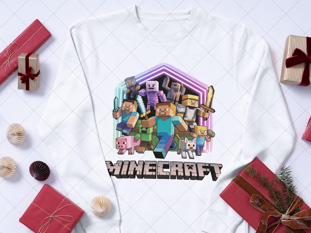 Minecraft PNG Bundle | Steve, Alex, Mobs & Tools Clipart | Digital ...