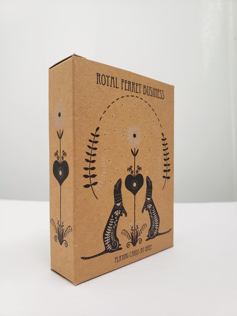 Royal Ferret Business Playing Cards - Etsy