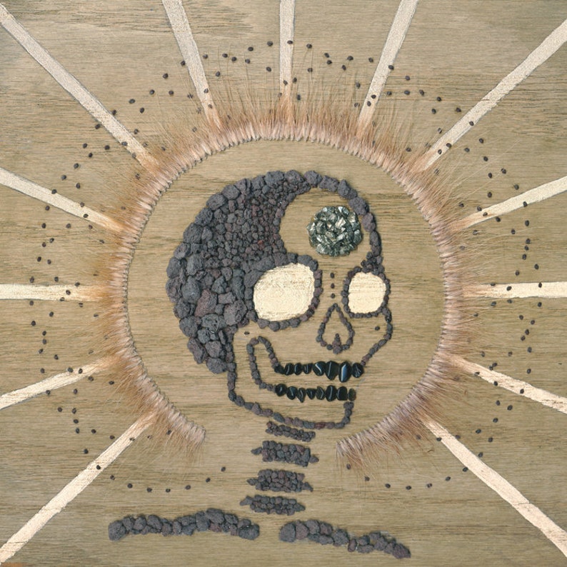 Reflections Square Skeleton Print - Etsy