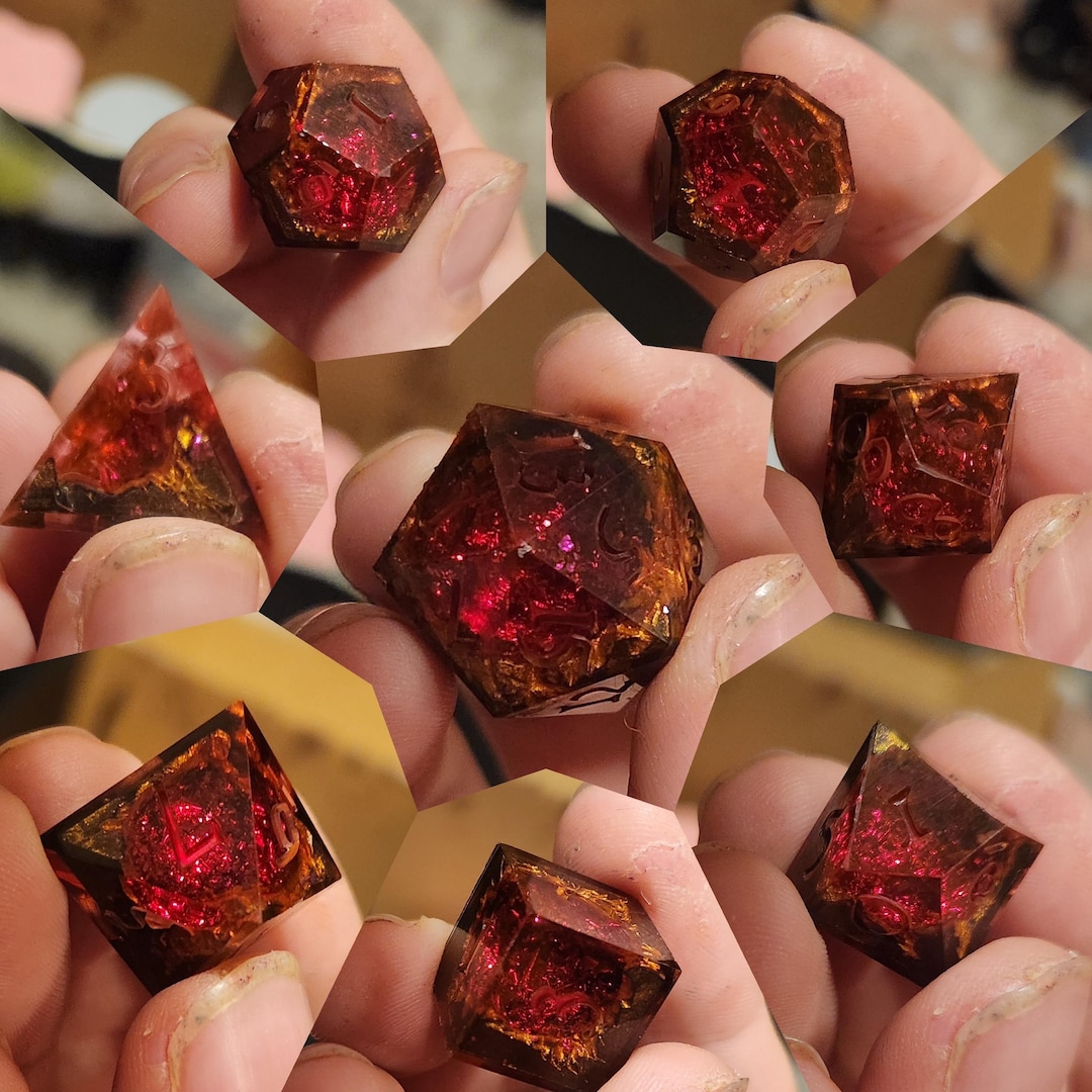 Geode Dice Set - Custom - Etsy