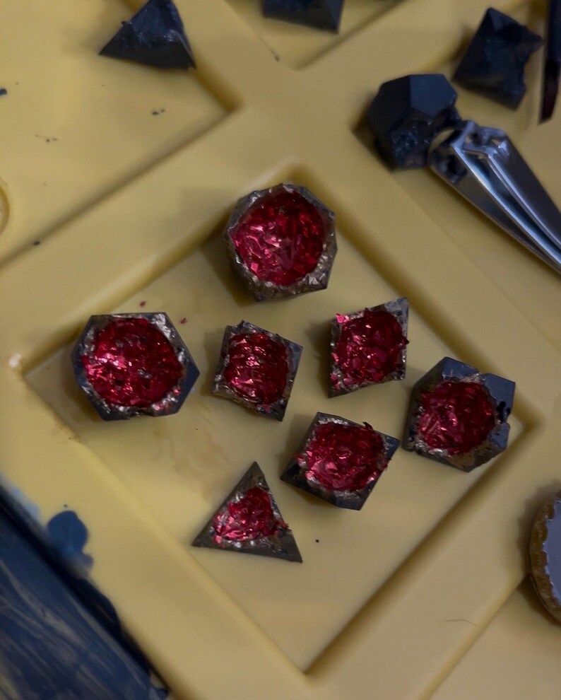 Geode Dice Set - Custom - Etsy