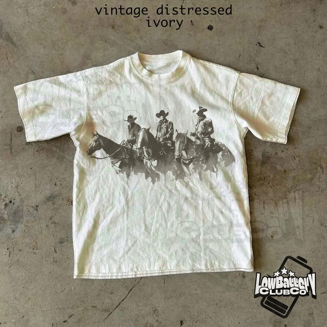 Western Style T-shirt, Vintage Cowboy Graphic Tee, Retro Rodeo Shirt, Comfort Colors Country ...