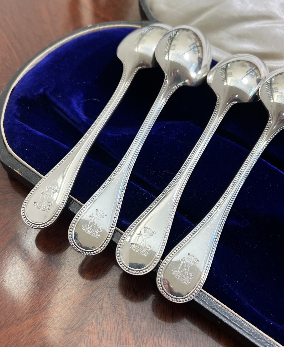 LE MEURICE PARIS Christofle Teaspoon Set French Hotel Silver Plate - Etsy