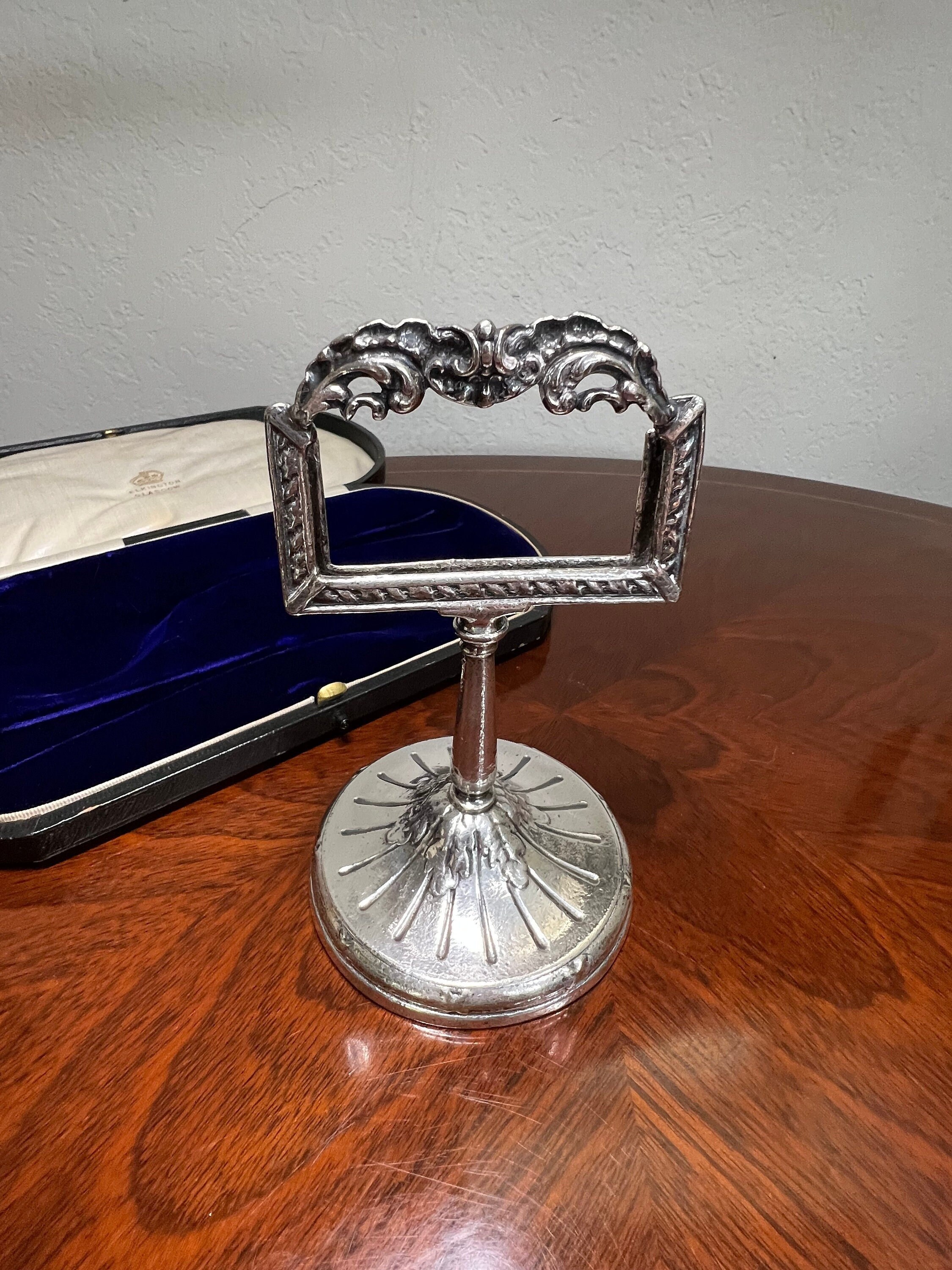 BILTMORE HOTEL SILVER Table Reservation Stand Menu Holder Circa 19OO - Etsy