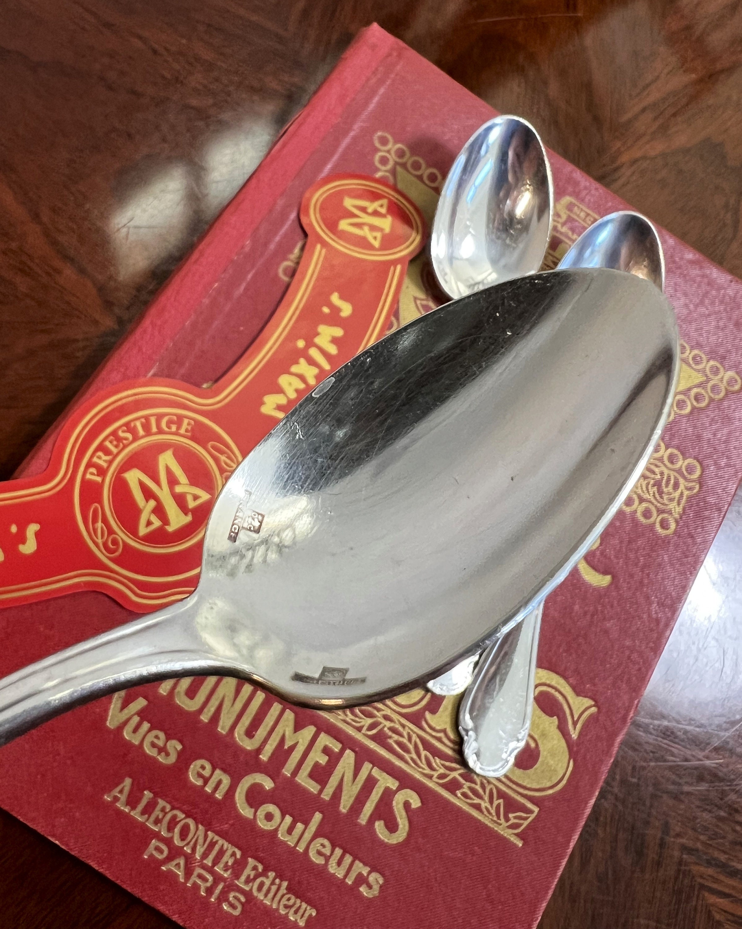MAXIM'S PARIS CHRISTOFLE French Coffee Spoons Hotel Silver Plate - Etsy