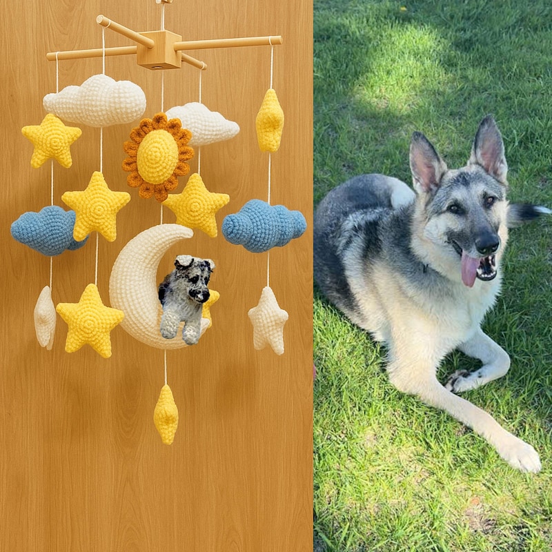 Crib Mobiles Custom Dog - Etsy