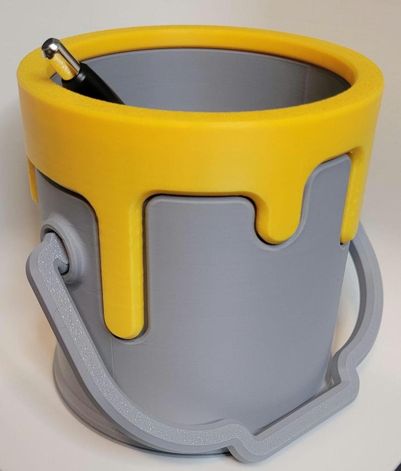 Drippy Paint Can Pen/marker Holder - Etsy