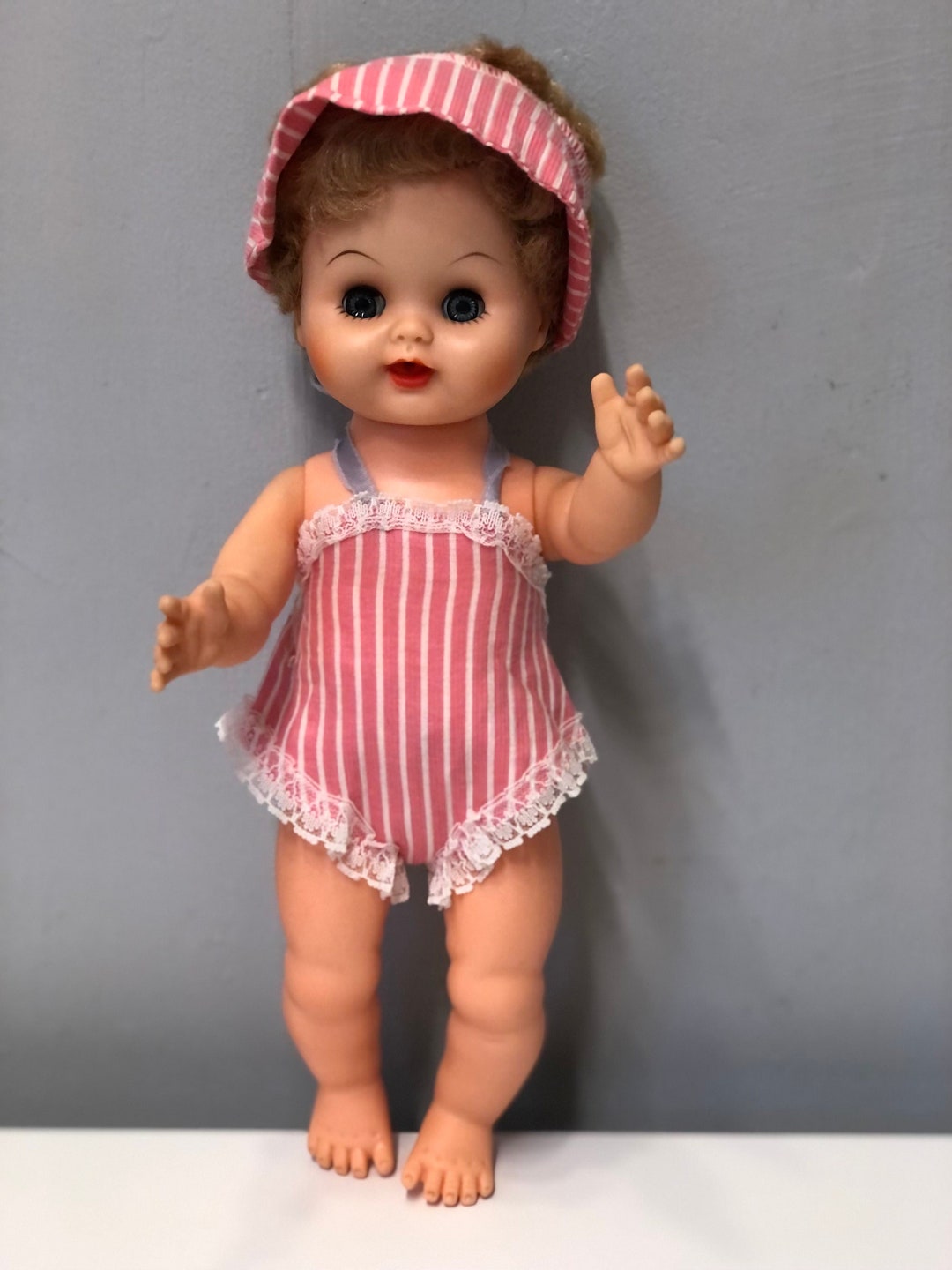 Vintage Vinyl Doll With Playsuit - Etsy