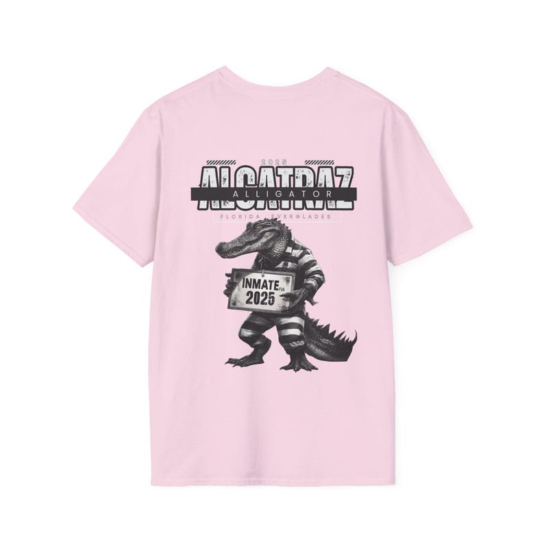 Alligator Alcatraz Inmate Mugshot Shirt Funny Florida Prison Tee ...