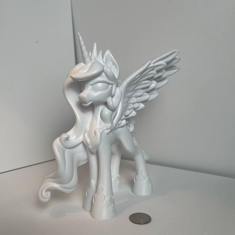 3D Printed My Little Pony Figures – Princess Celestia & Princess Luna – Paint-your-own DIY Kit ...