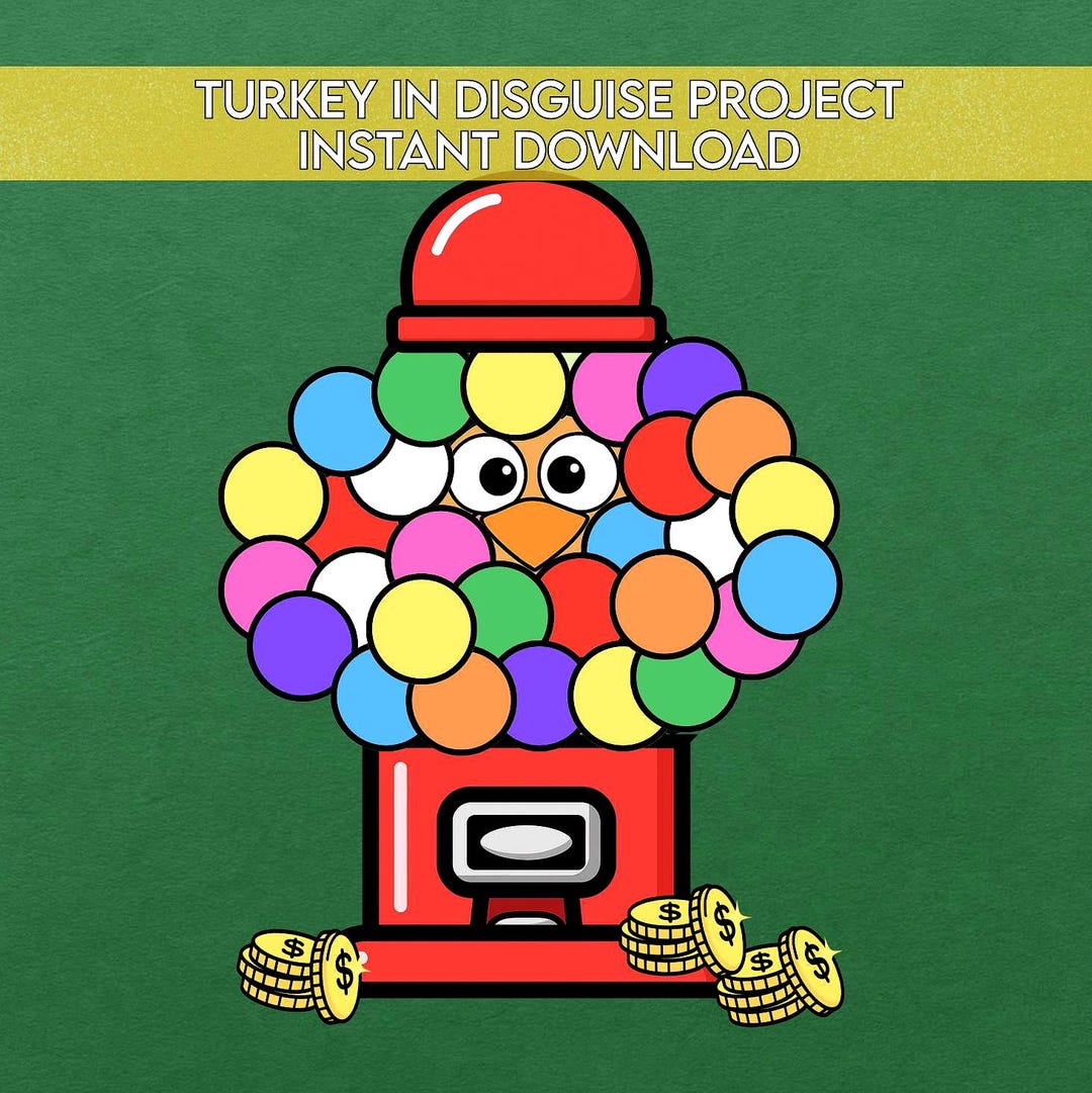 Disguise a Turkey, Turkey in Disguise Printable, Thanksgiving ...