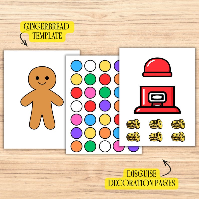 Disguise a Gingerbread Man, Gingerbread in Disguise Printable ...