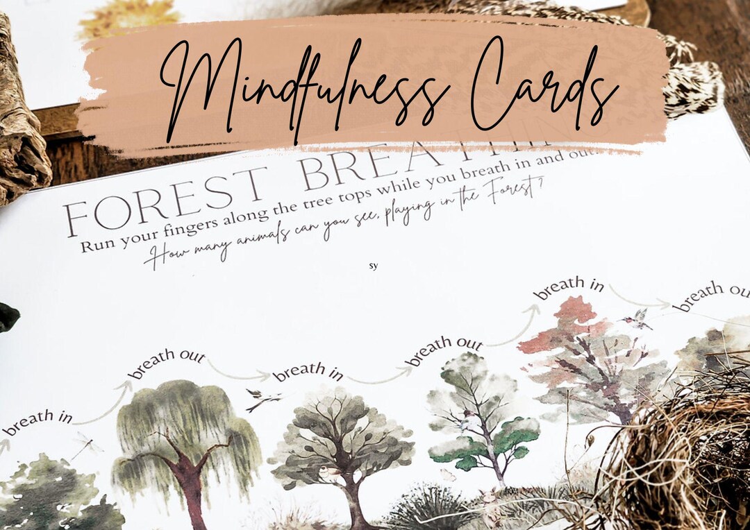 Mindfulness Calming Cards - Etsy