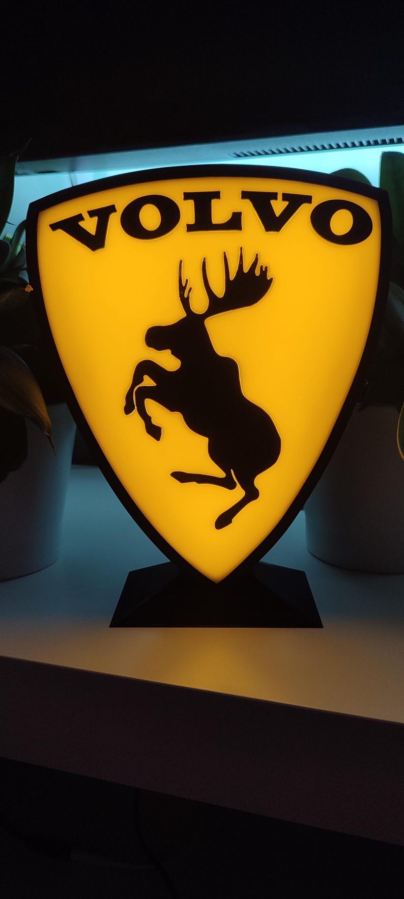 Znak Volvo Moose – Prezent Dla Miłośników Samochodów LED, Skandynawska ...