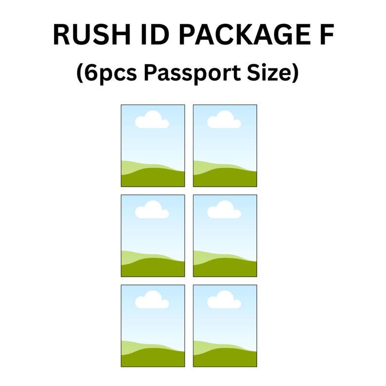 Rush ID Template Bundle | Canva Drag & Drop | Packages A-F With 1x1 ...