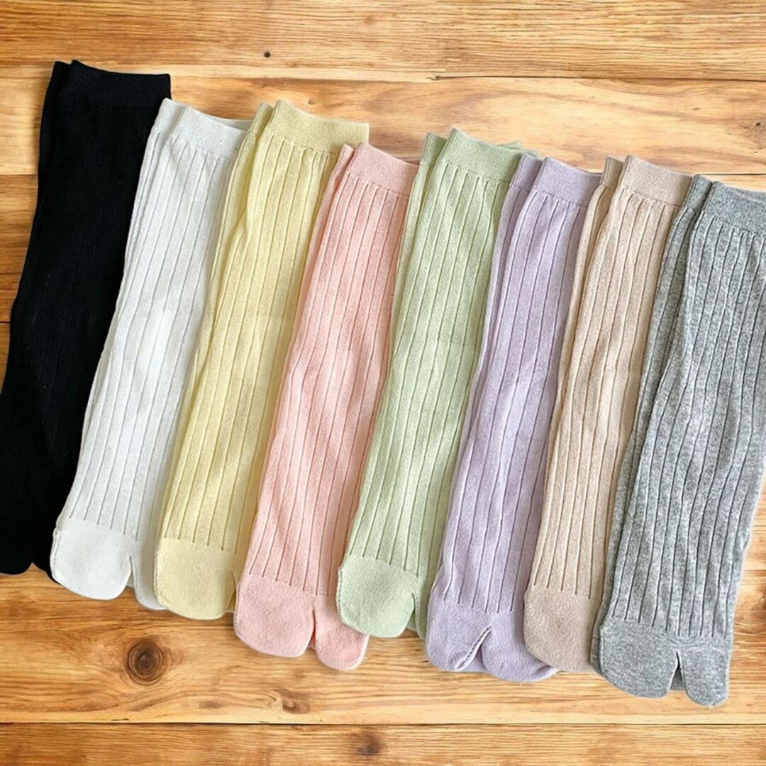 Japanese Tabi Socks for Men & Women | Split Toe Summer Socks | Kimono ...