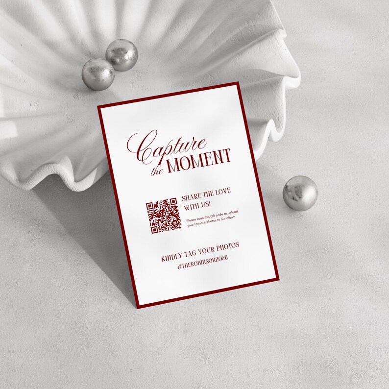 Classic Wedding Share the Love Sign • Canva Template • Elegant ...