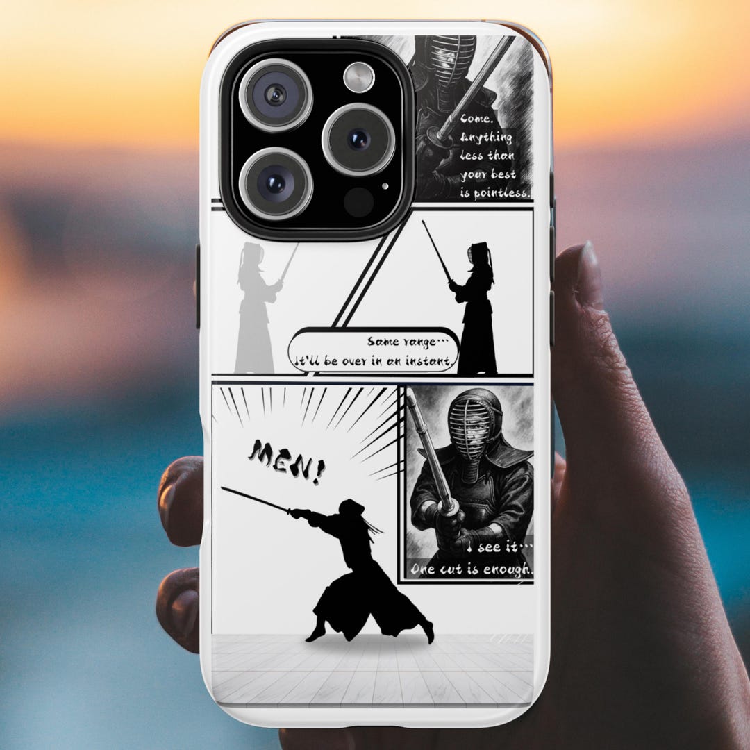 Manga Phone Case, Kendo Anime Phone, Japanese Style, Cool Phone Case 13 ...