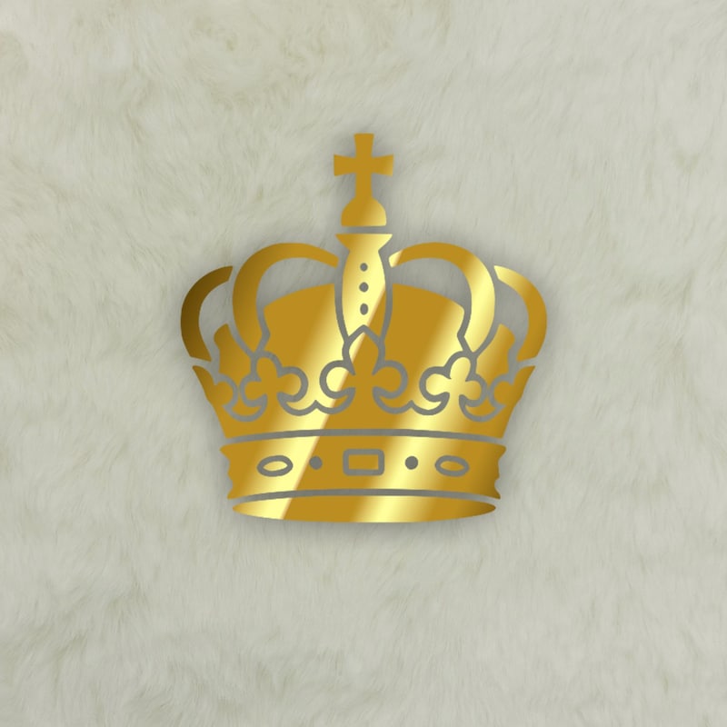 Gold Crown Royal Decal - Etsy