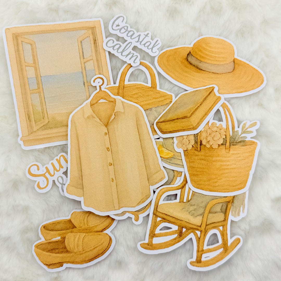 Coastal Grandma Sticker Pack - Etsy
