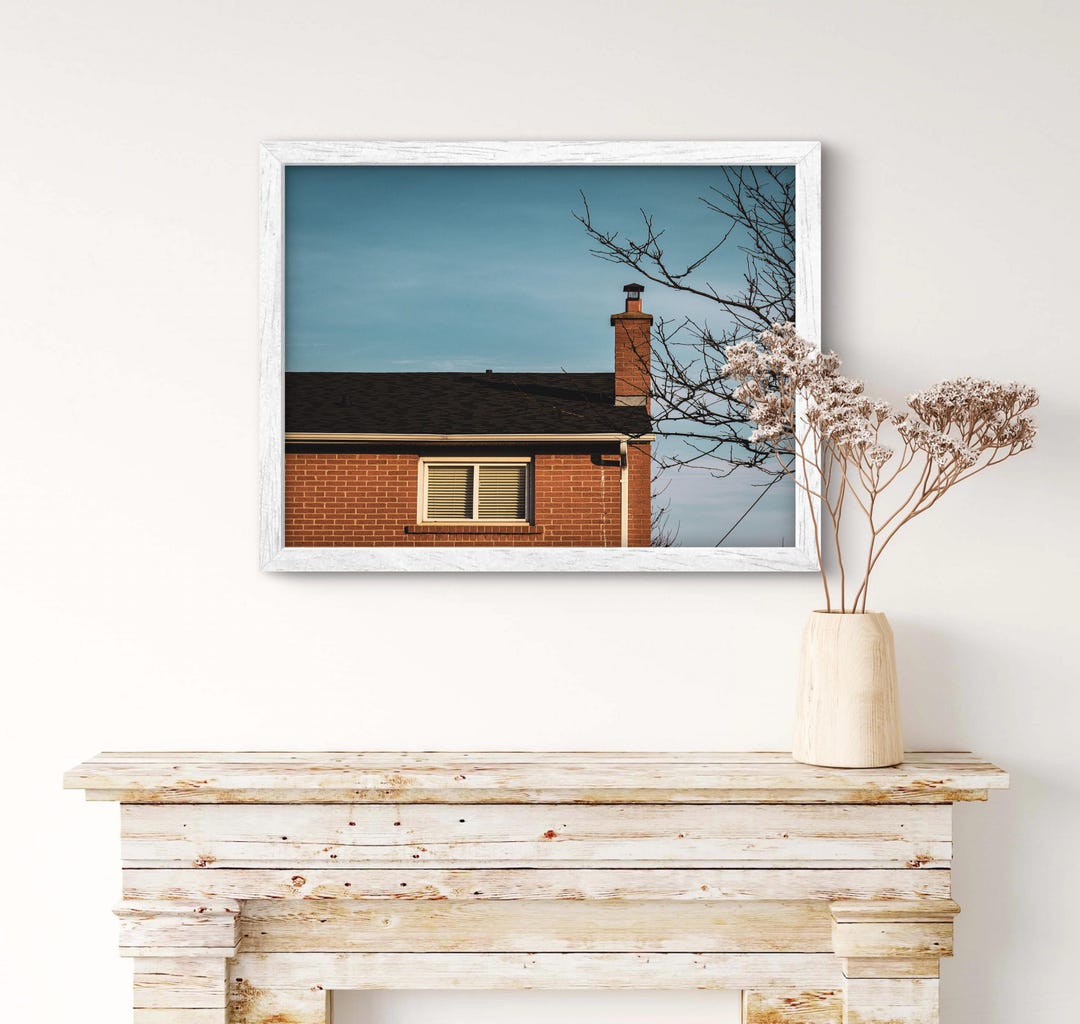 Minimalist Brick House Photography Print: Moody Toronto Urban Art - Etsy
