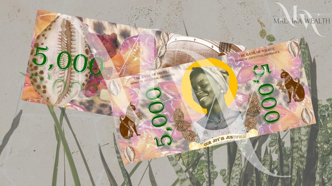 African Ancestor Money - 5K Bill - Altar Offering Banknote - Etsy