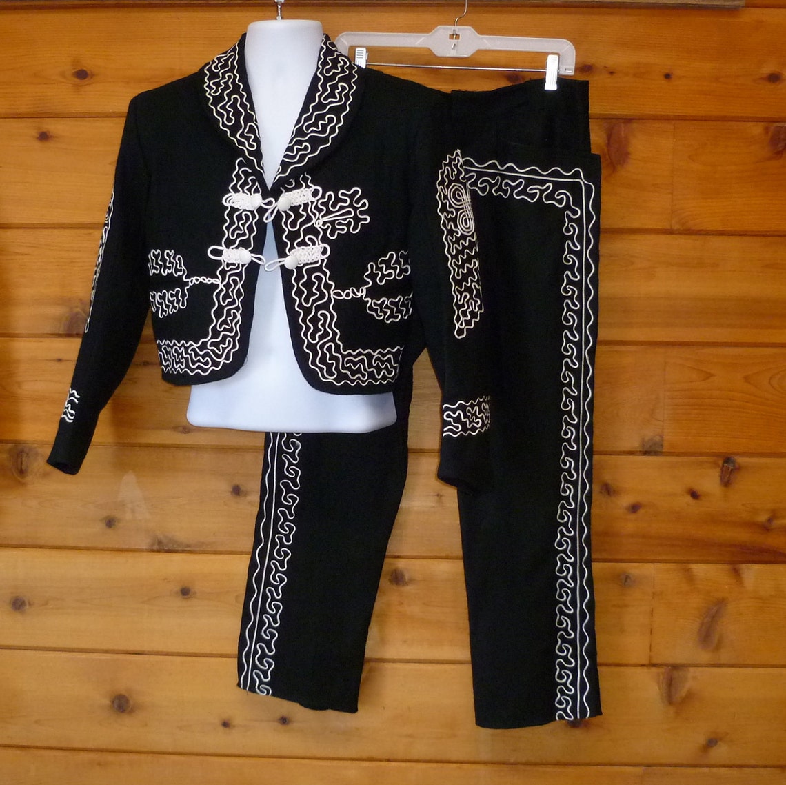 Charro Suit Mariachi Mexican Vintage Mens Size 40 Short | Etsy