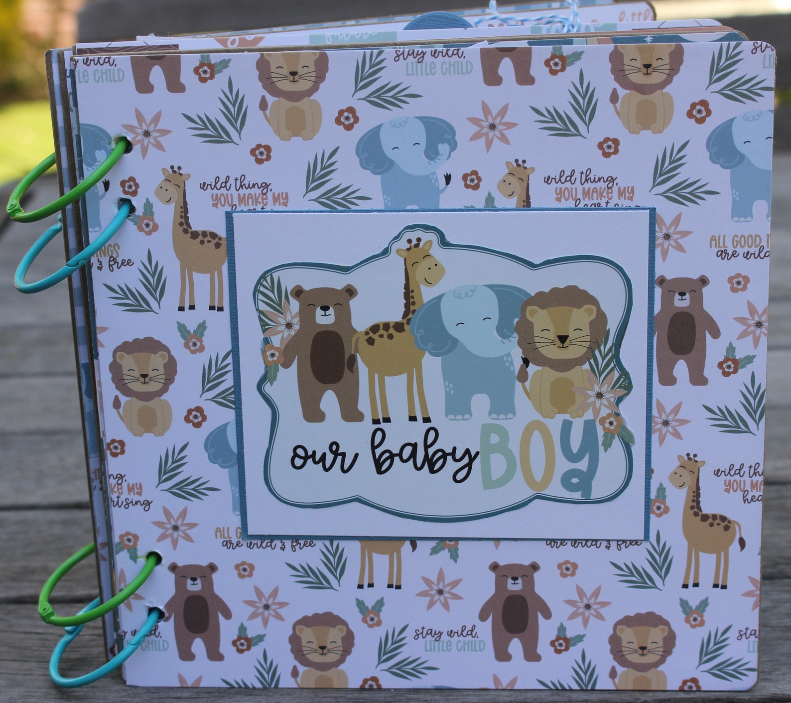 Baby Boy Album, Baby Boy Premade Album, Baby Boy First Year Album - Etsy