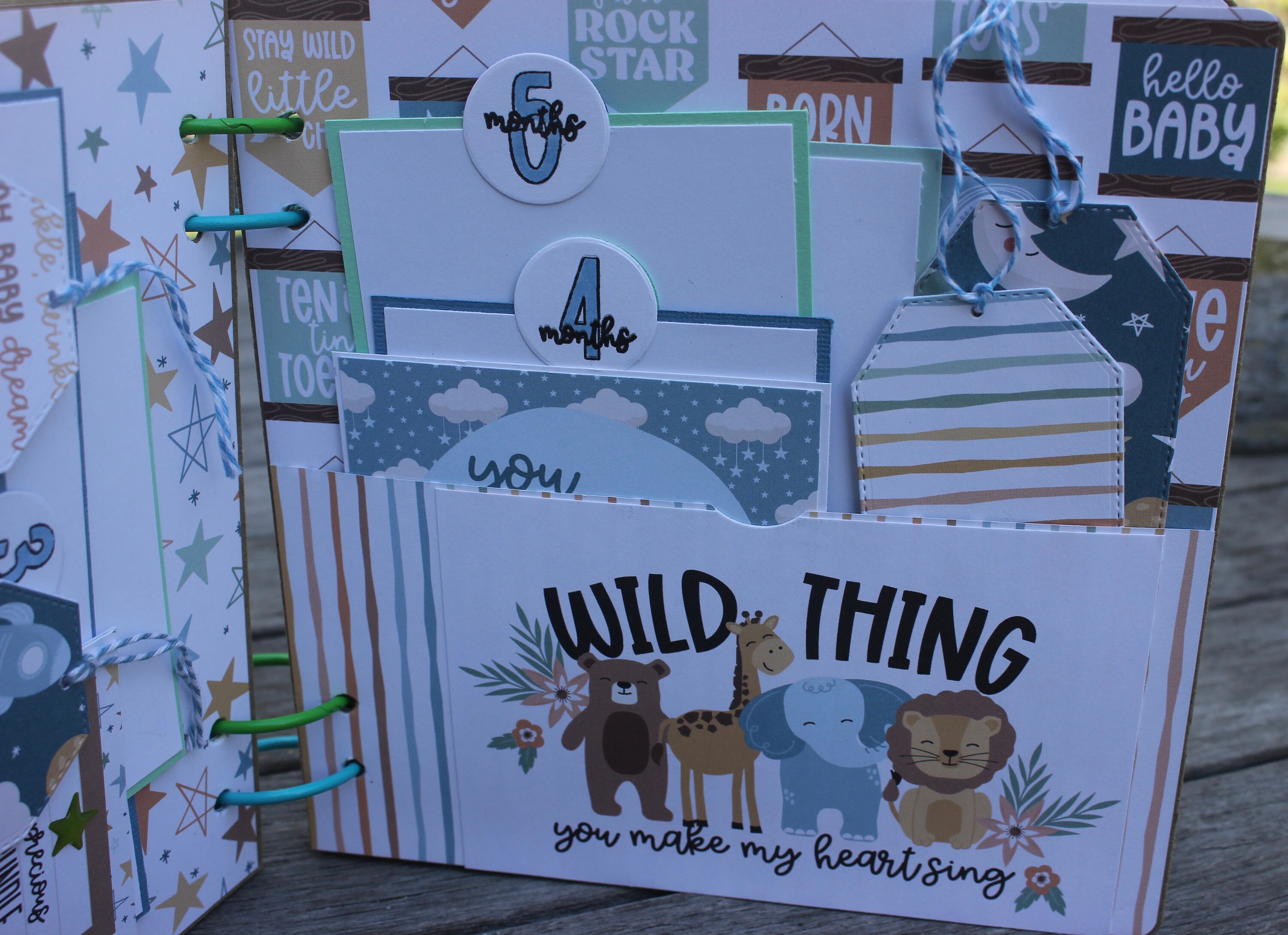 Baby Boy Album, Baby Boy Premade Album, Baby Boy First Year Album, Baby ...