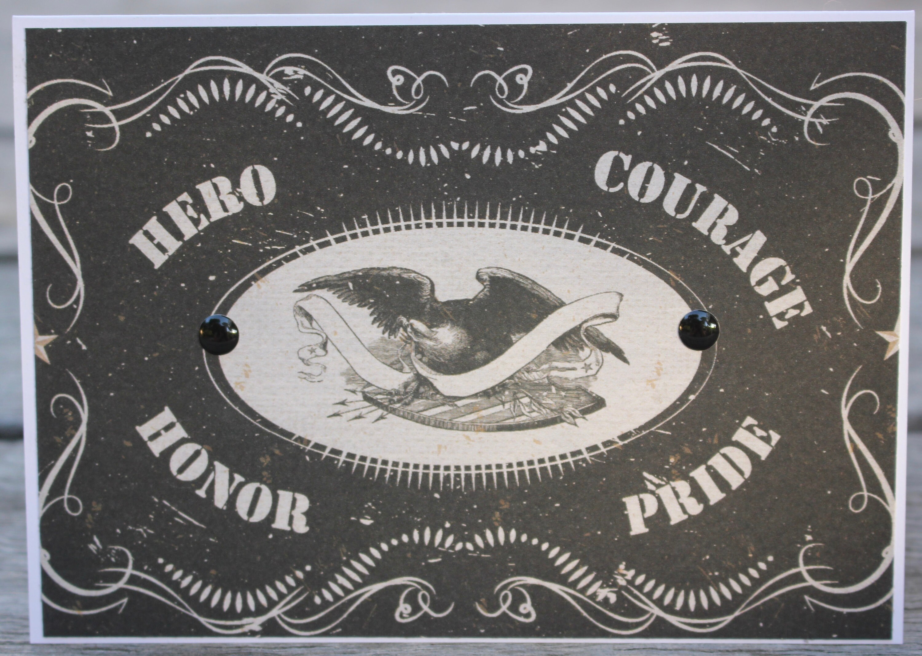 Military Card, Military Hero Thank You Card, Honor Flight Card ...