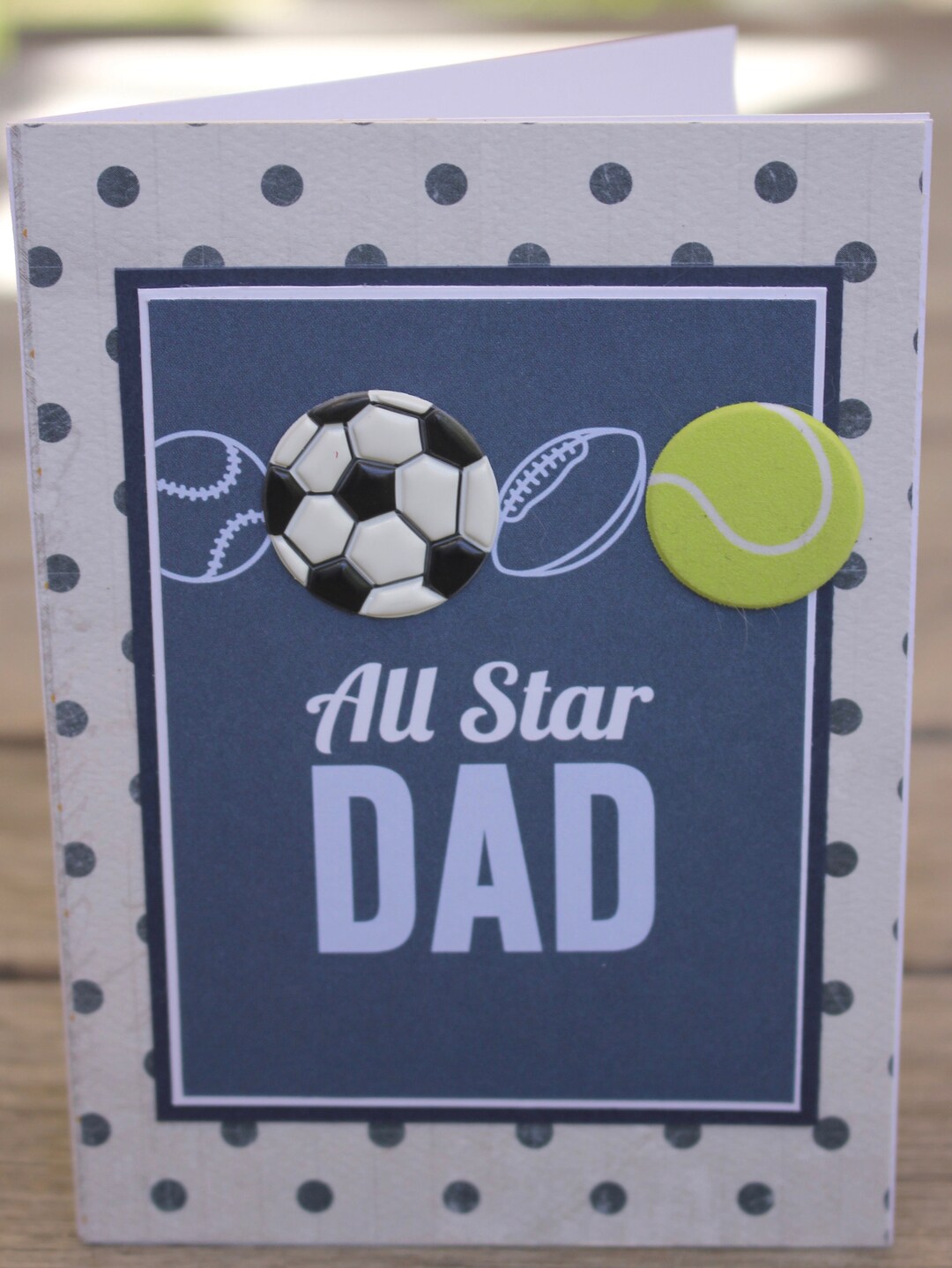 Fathers Day Card, All Star Dad, Sports Dad Card - Etsy