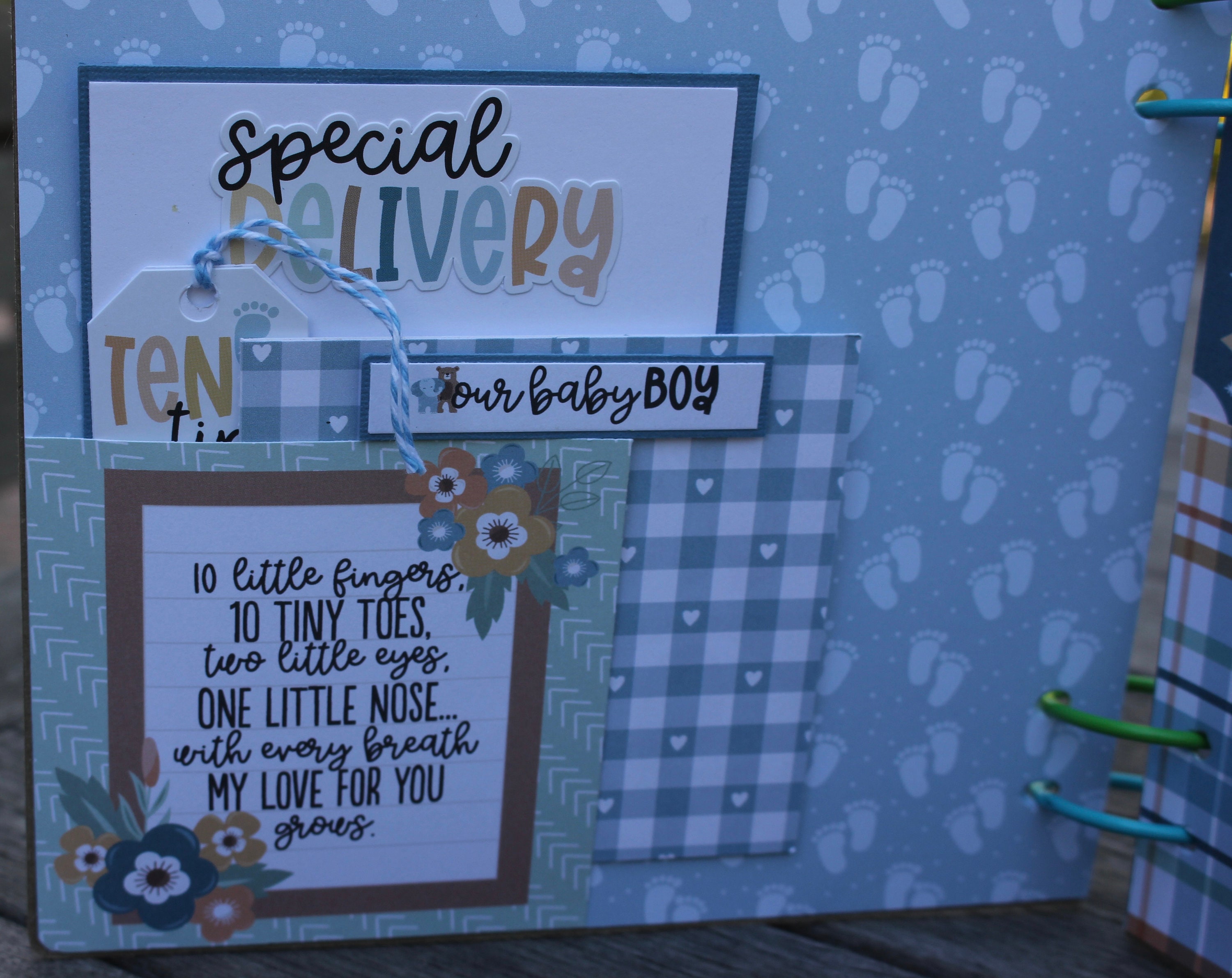 Baby Boy Album, Baby Boy Premade Album, Baby Boy First Year Album, Baby ...