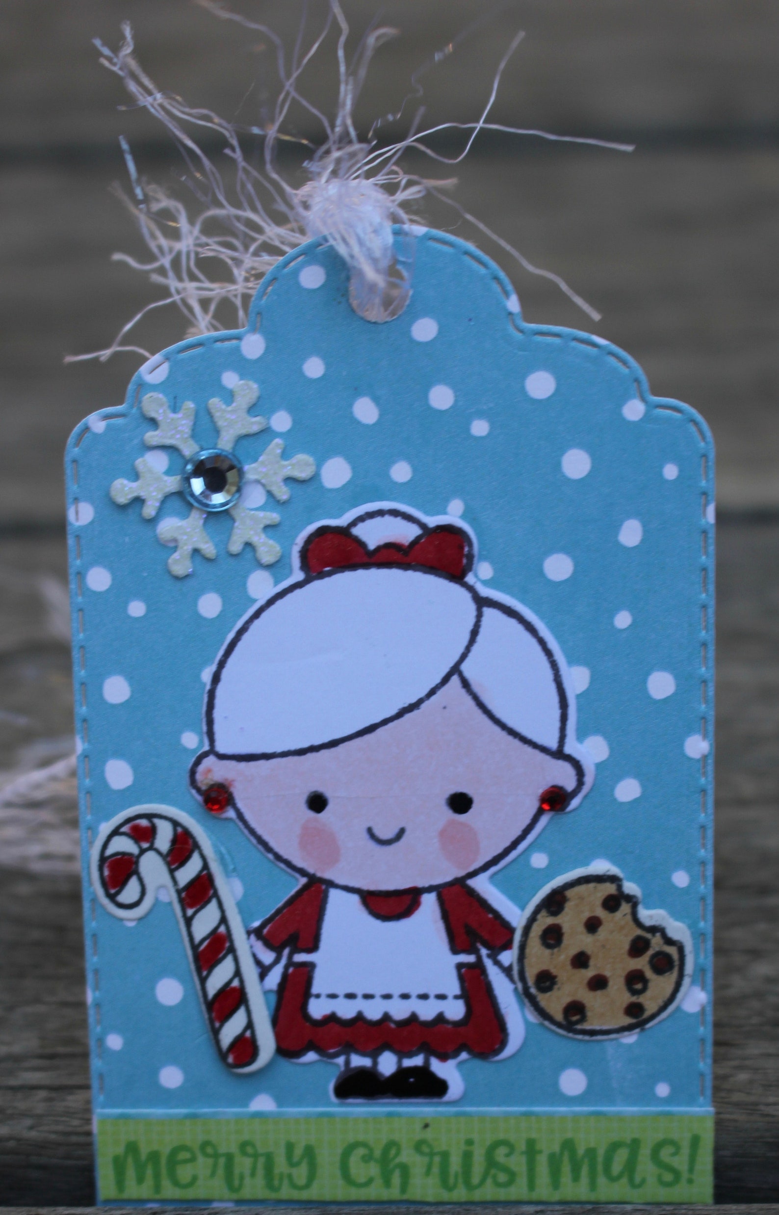 Christmas Gift Tags, Santa and Mrs. Claus Gift Tags, Snowfall Christmas ...