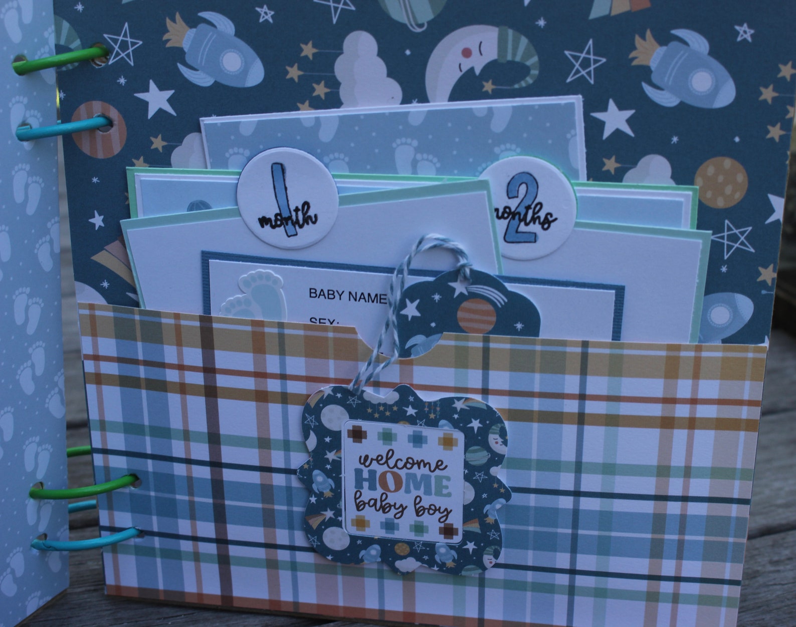 Baby Boy Album, Baby Boy Premade Album, Baby Boy First Year Album - Etsy