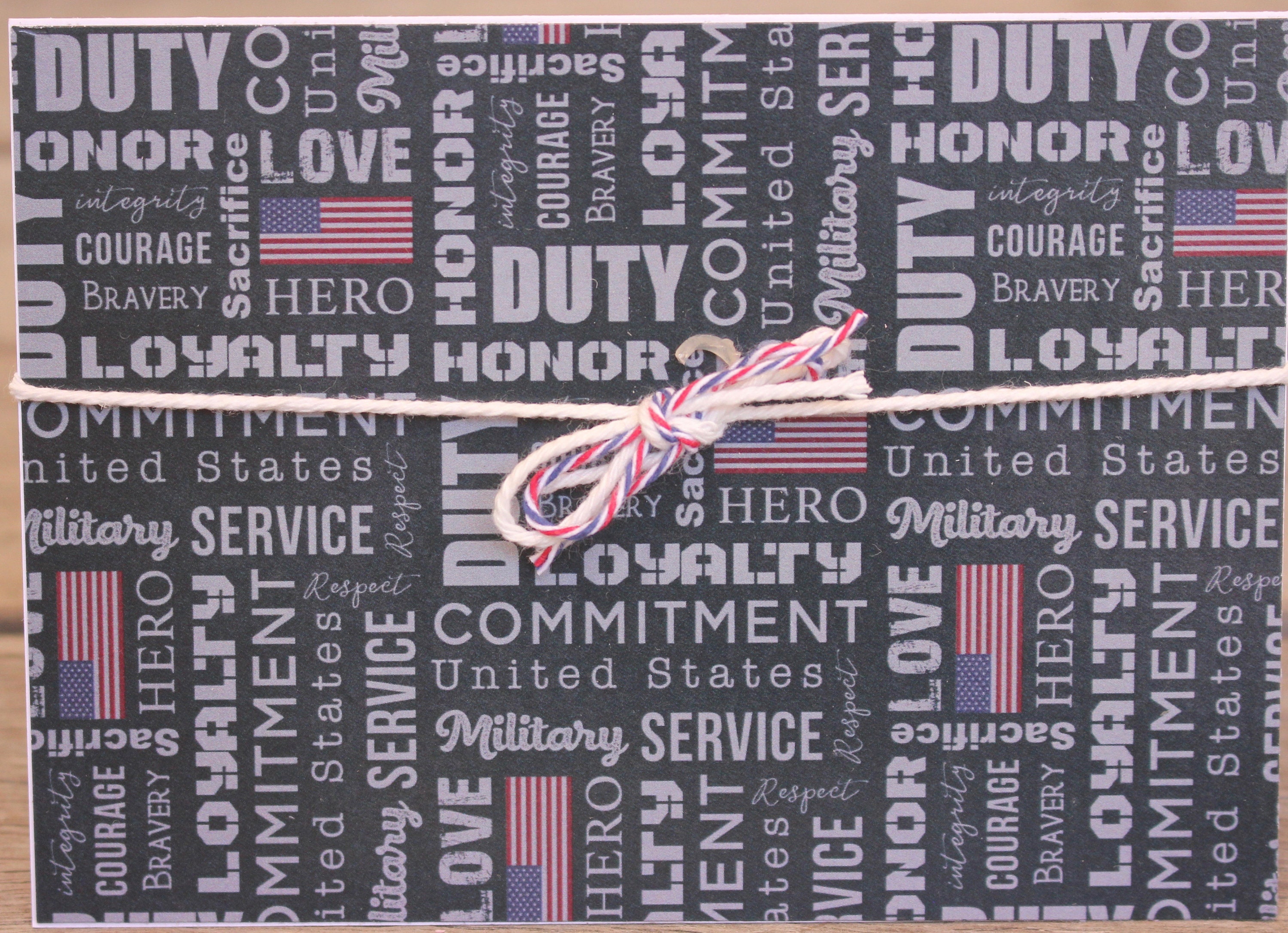 Military Card, Military Service Card, Military Hero Card - Etsy